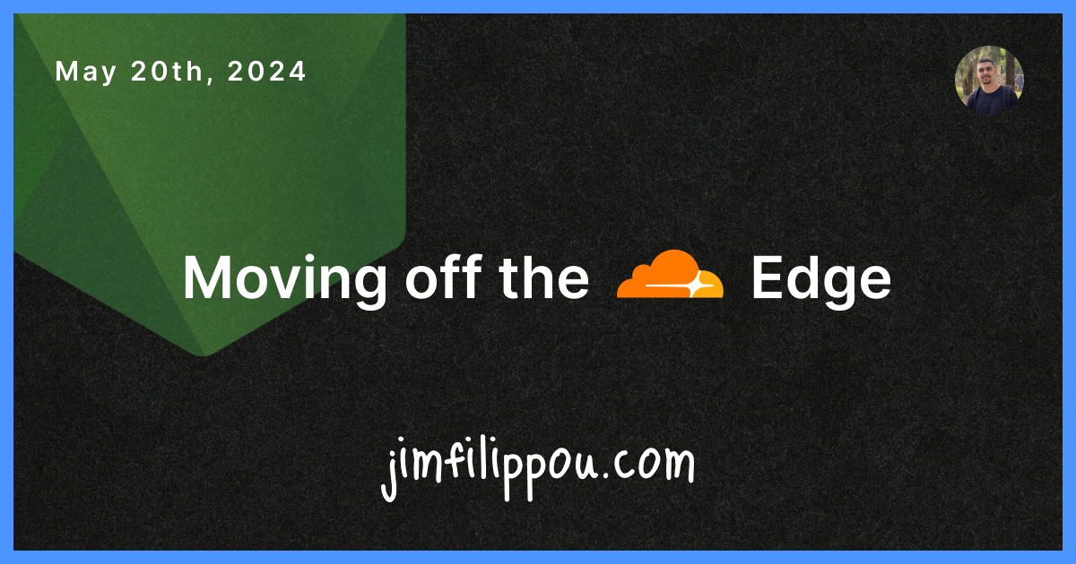 Moving Off the Edge, Why Serverless Is Not Always the Best Choice ...